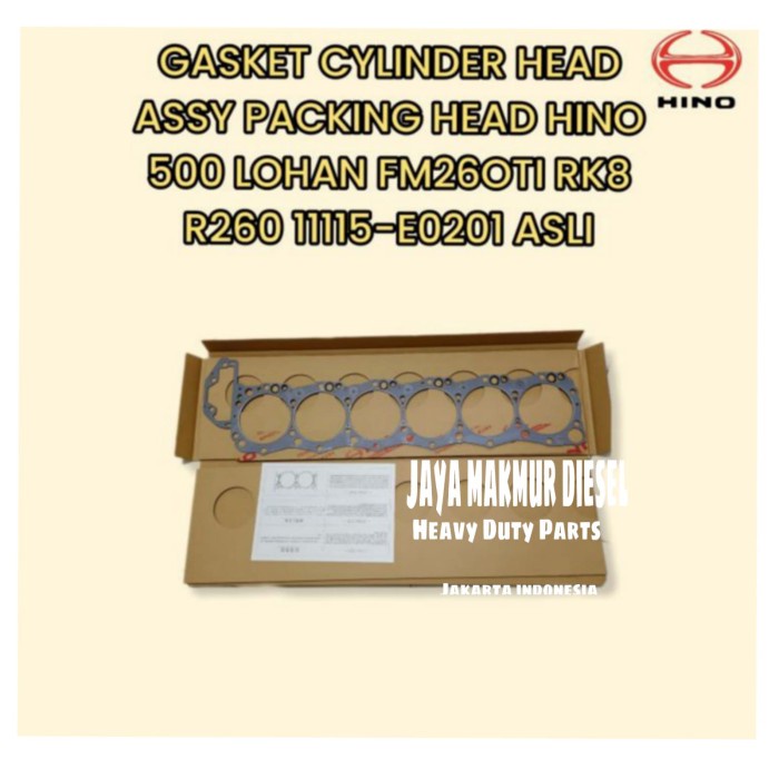 Jual Gasket Head Packing Head Hino Lohan 500 FM260 JD 11115-E0201 ...