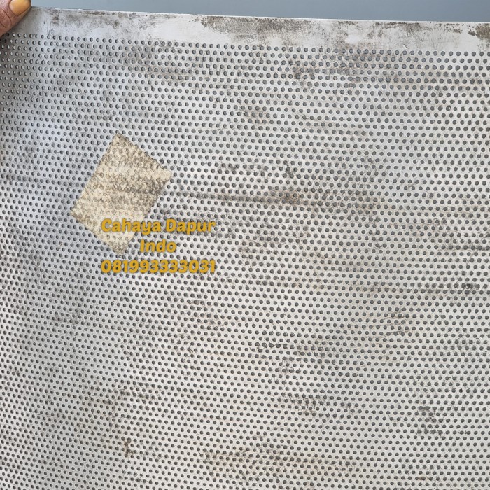 Jual Perforated Screen 3mm 201 - Plat Stainles 201 tebal 2mm lobang 3mm ...