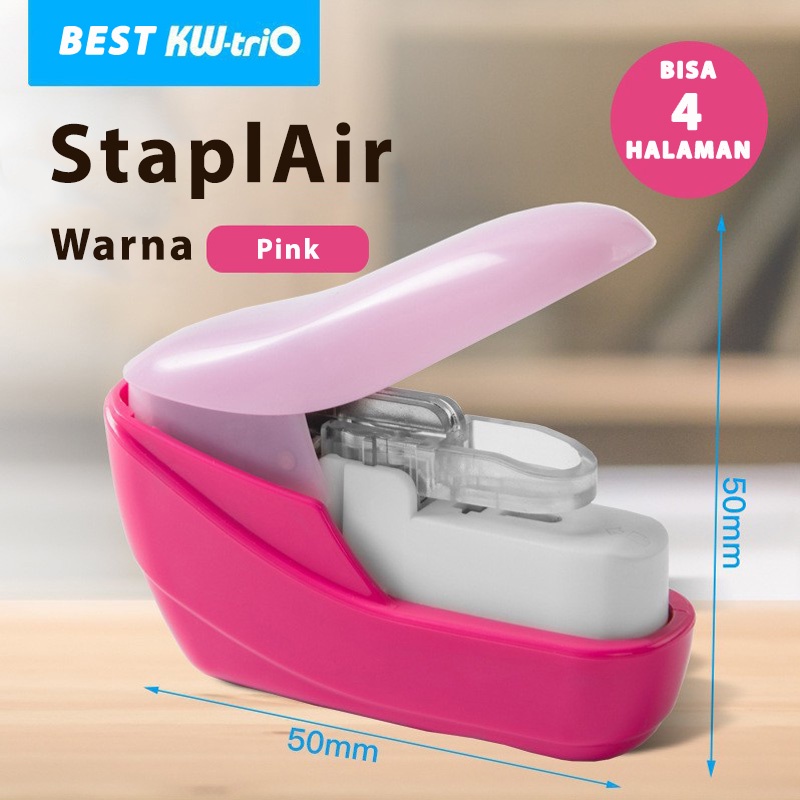 Jual KW-trio Magic Alat Stapler / Set Stapless /Stapler Unik Tanpa Isi ...