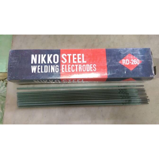 Jual KAWAT LAS NIKKO STEEL RD 260 2.6MM 5KG NIKKO WELDING STEEL | Shopee Indonesia
