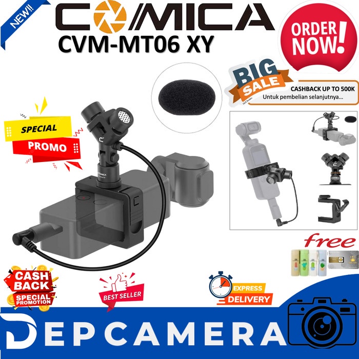 Jual Comica CVM-MT06 XY Camera-Mount Stereo Microphone | Shopee Indonesia