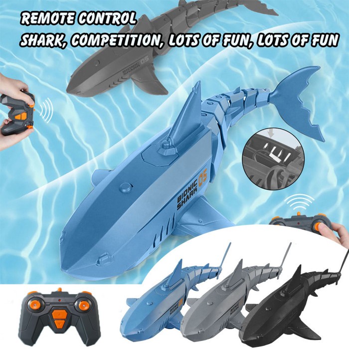 Jual RC Ikan Hiu Shark Mainan Anak Hiu Remote Control Mainan Unik ...