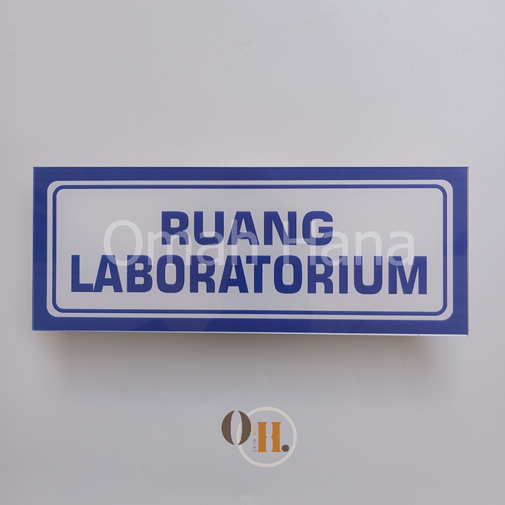 Jual Akrilik Ruang Laboratorium - Akrilik Nama Ruang - Ruang Lab ...