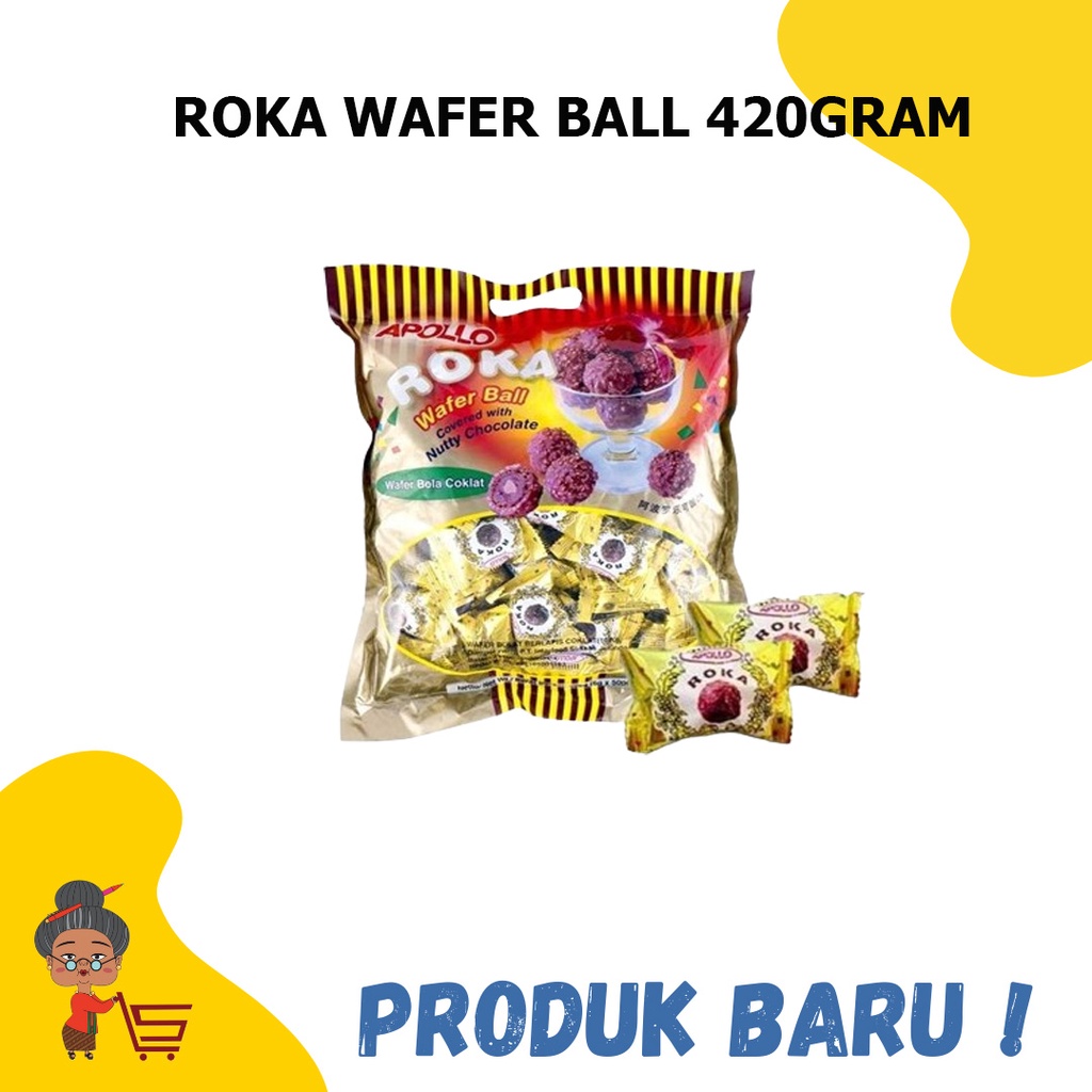 Jual ROKA WAFER BALL 420 GRAM / ROKA WAFER / ROKA | Shopee Indonesia