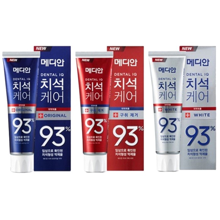 Jual MEDIAN Dental IQ Toothpaste 93% Pasta Gigi Korea 120gr | Shopee ...
