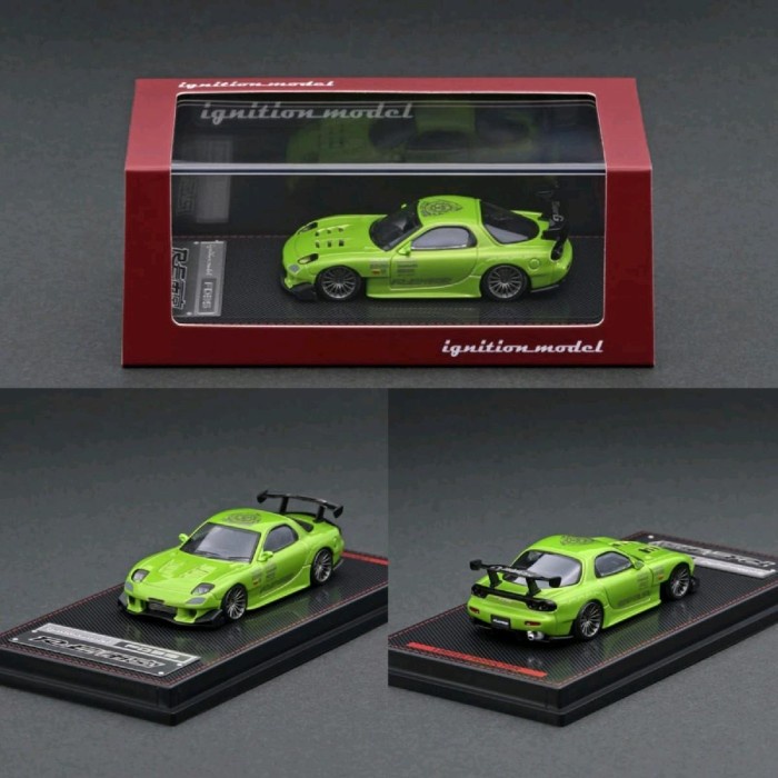 Jual Ignition Model 1/64 IG1947 Mazda RX-7 (FD3S) RE Amemiya Green Metallic | Shopee Indonesia