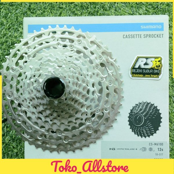 Jual Cassette Sprocket Sepeda SHIMAN0 Deore CS-M6100 12 Speed 10t 51t microspline gear | Shopee ...