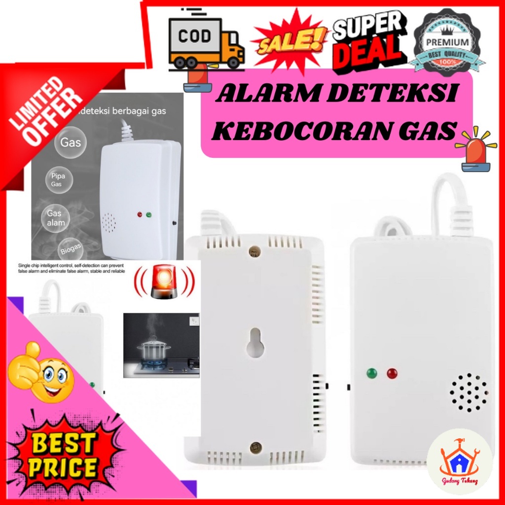 Jual Gudang Tukang Alarm Detektor Gas Lpg Bocor / Alat Detektor Gas Lpg ...