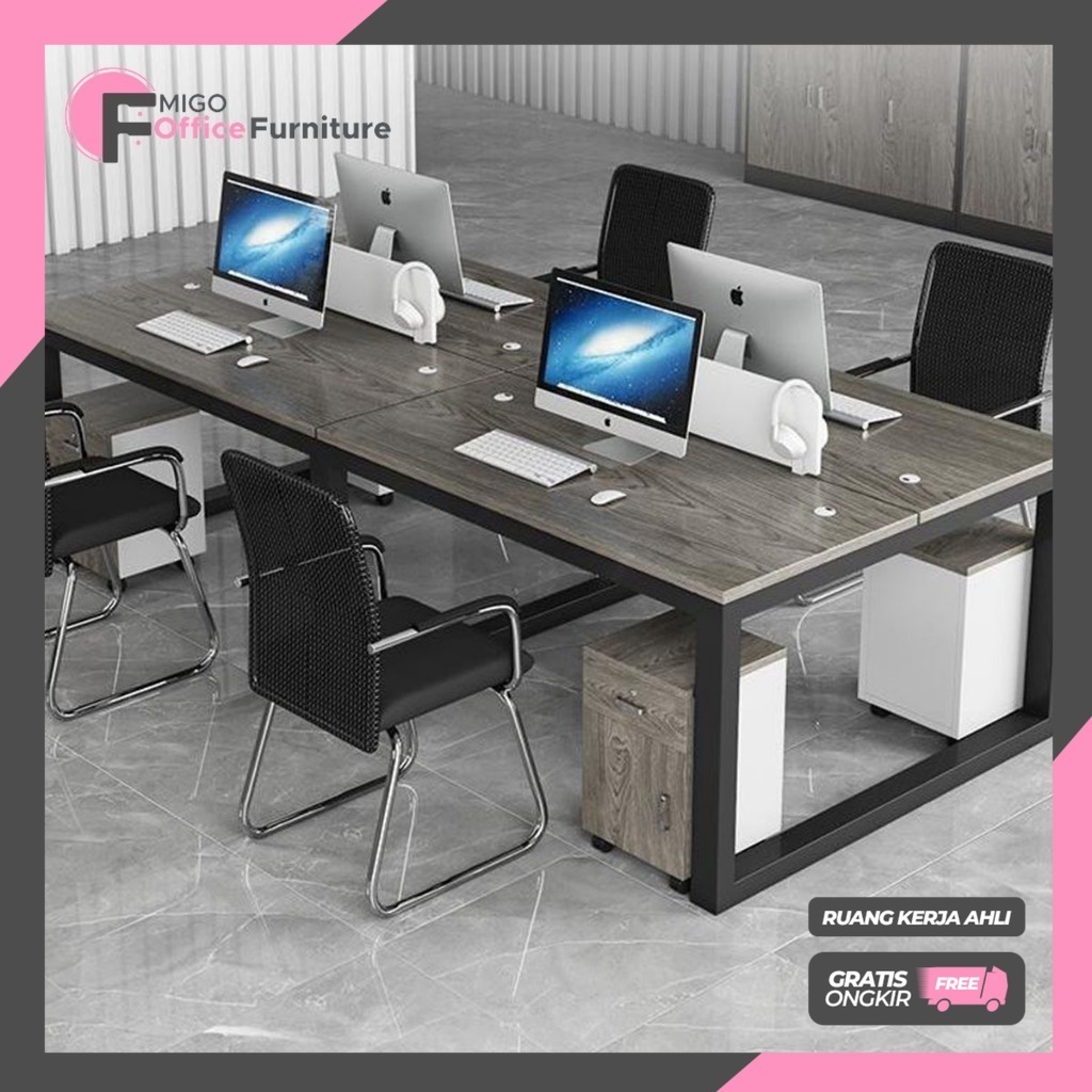 Jual Meja Kantor / Meja Komputer / Meja Kerja / Computer Desk | Shopee ...