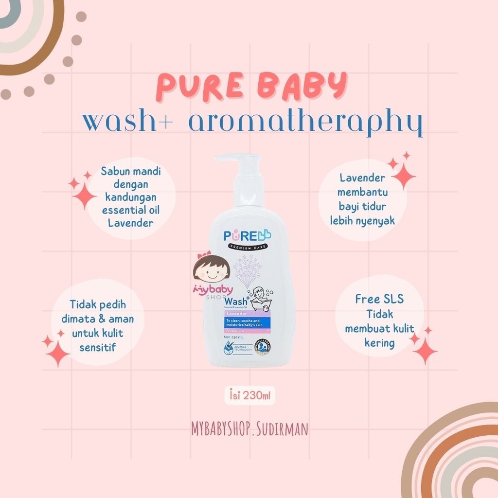 Jual PUREBABY Premium Care Wash Plus Lavender - Sabun dan Shampoo Bayi | Shopee Indonesia