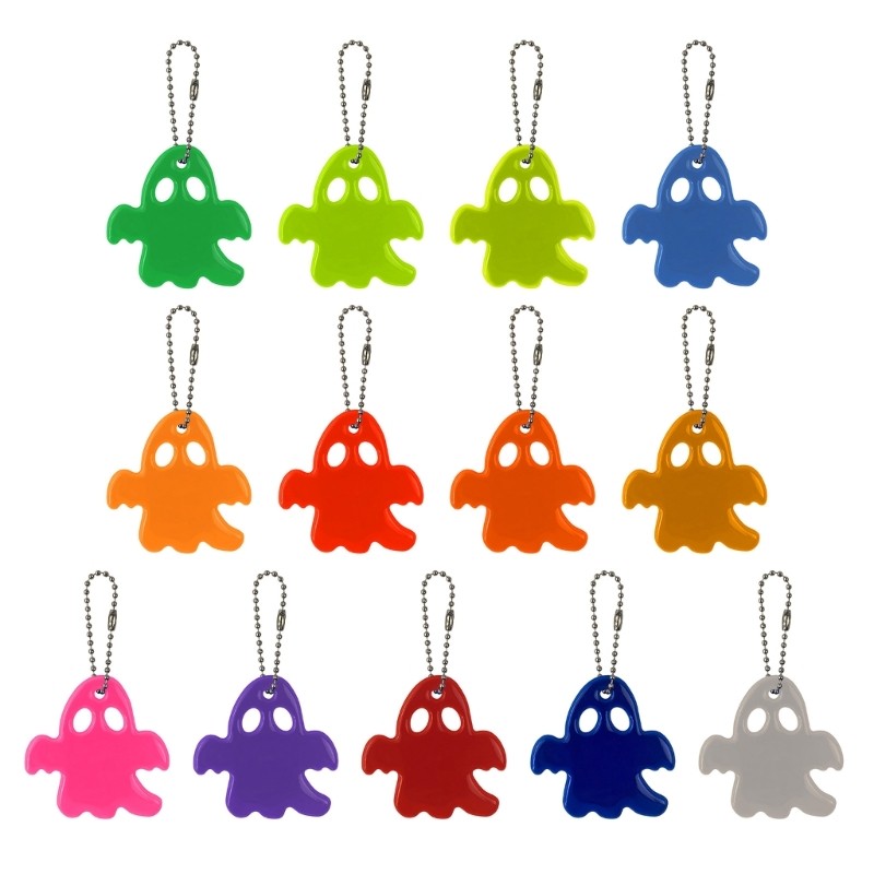 Jual Reflectors Keychain for Strollers Ghost Style Reflective Pendant ...