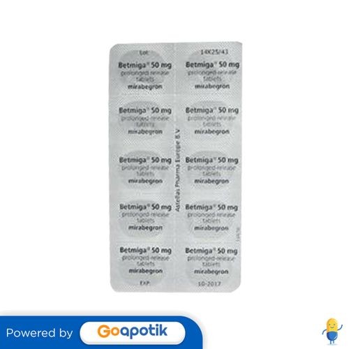 Jual Betmiga 50 Mg Strip 10 Tablet | Shopee Indonesia