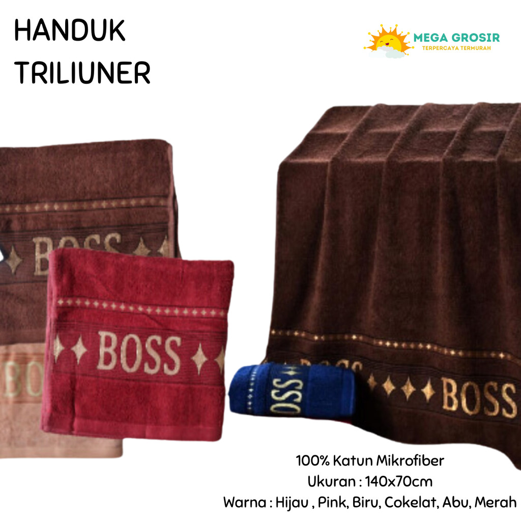 Jual Handuk Mandi TRILIUNER 140x70cm Motif Batik Corak | Shopee Indonesia