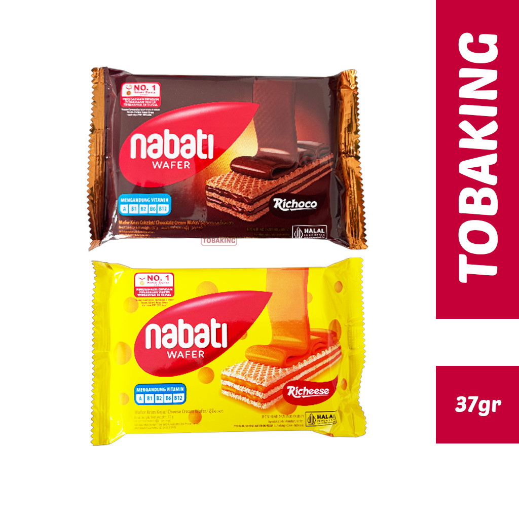 Jual Nabati Wafer Richeese Richoco Coklat Keju 37gr | Shopee Indonesia