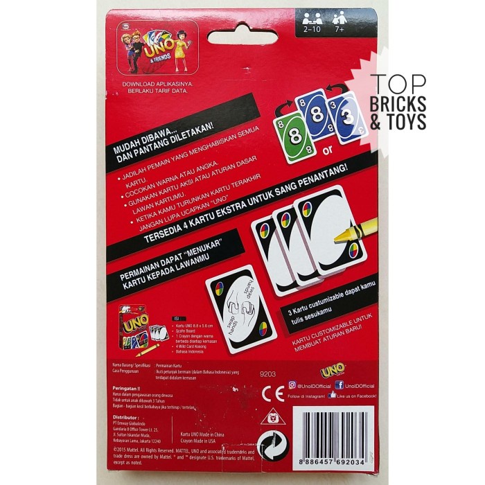 Jual UNO Deluxe Card Get Wild 4 UNO Kartu UNO | Shopee Indonesia