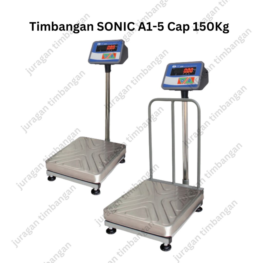Jual Timbangan duduk SONIC A1-5 150kg-200kg/ Timbangan digital/ Timbangan industri/ Timbangan ...