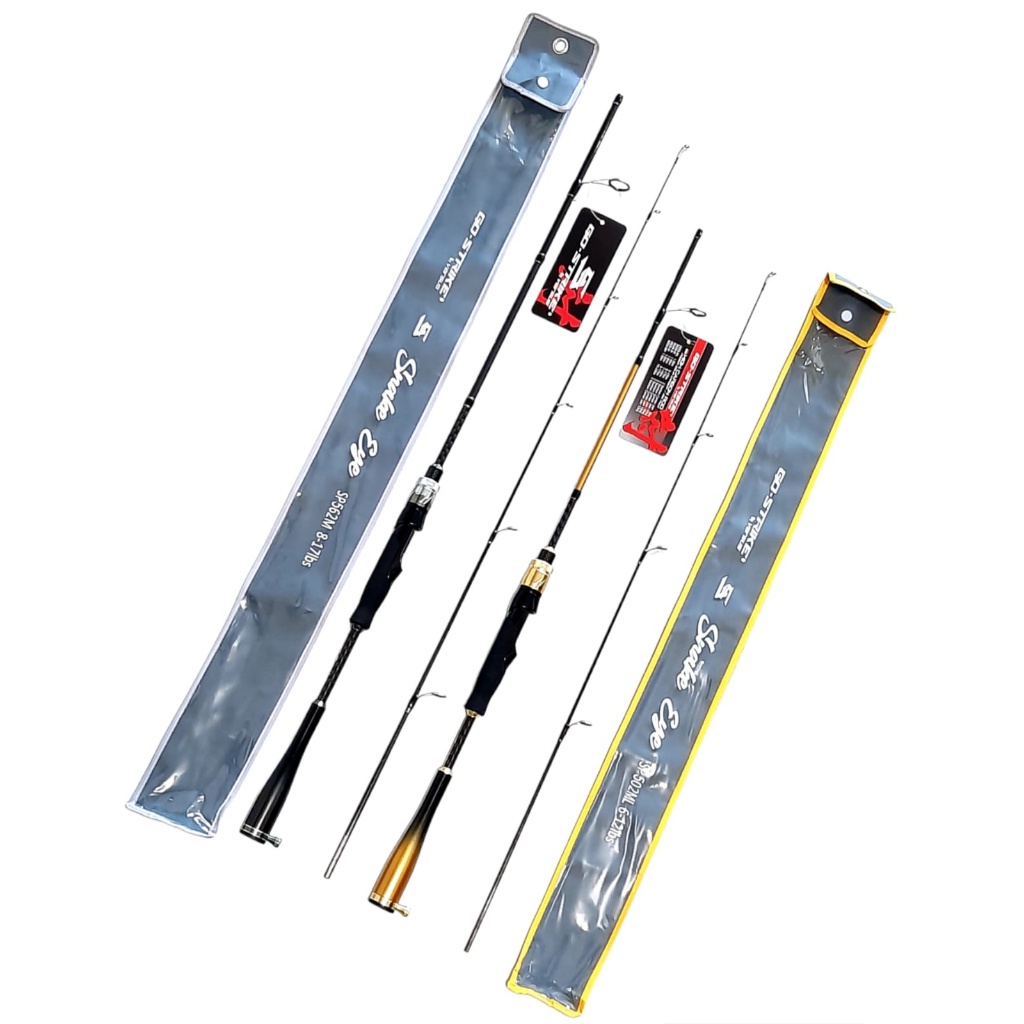 Jual Joran Carbon Solid Go Strike Snake Eye 150-180cm Dengan Kekuatan ...