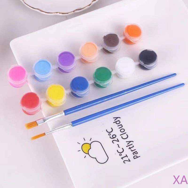 Jual Acrylic Color Kit/Cat Akrilik Kanvas Lukis Cat Kanvas Akrilik ...