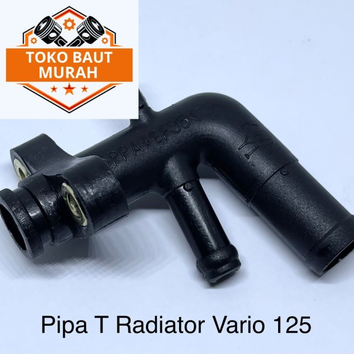 Jual Pipa radiator Vario 125 / sambungan Selang Radiator Vario 125 PCX ...