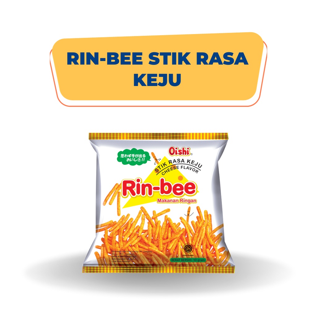 Jual Oishi Snack Stick Rin-Bee Keju | Shopee Indonesia