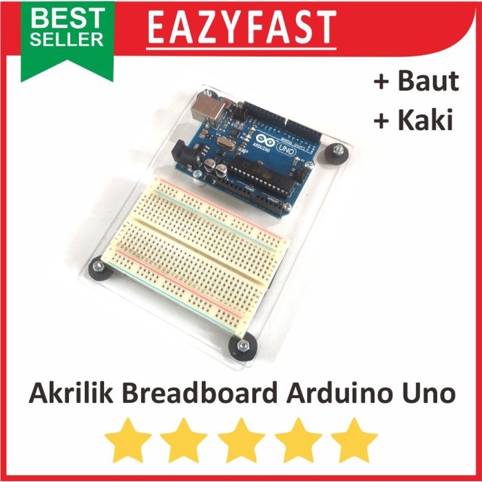 Jual Alas Akrilik Arduino Uno Breadboard Praktikum Praktek Project ...