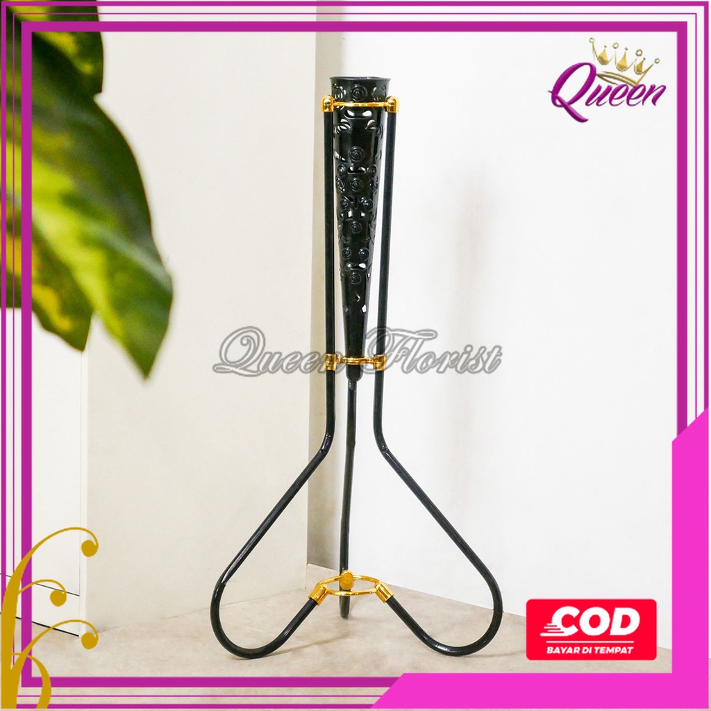 Jual Vas Bunga Segitiga Wedding Premium Artificial Murah Pelaminan Pot ...
