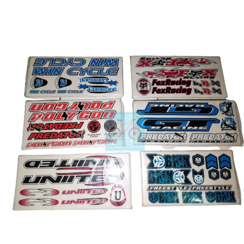 Jual Sticker Stiker Tempel Sepeda BMX Lipat MTB Minion Gunung | High ...