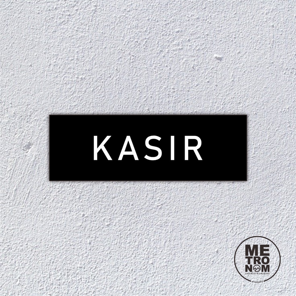 Jual KASIR Sign Akrilik Papan Penanda Ruangan | Shopee Indonesia