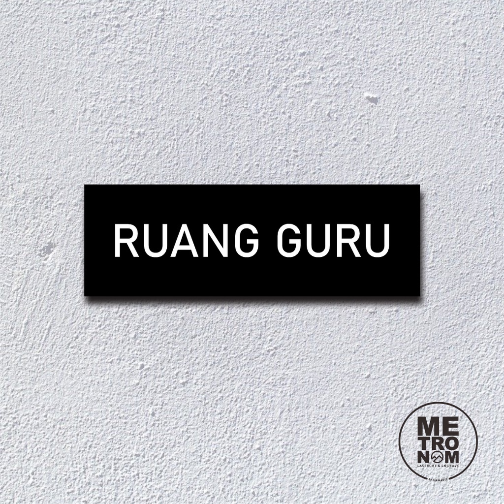 Jual RUANG GURU Sign Akrilik Petunjuk Ruangan | Shopee Indonesia