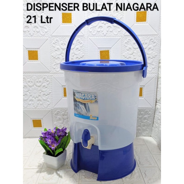 Jual Dispenser Air Bulat Niagara 20L / Tempat Air Keran Bulat 20L ...