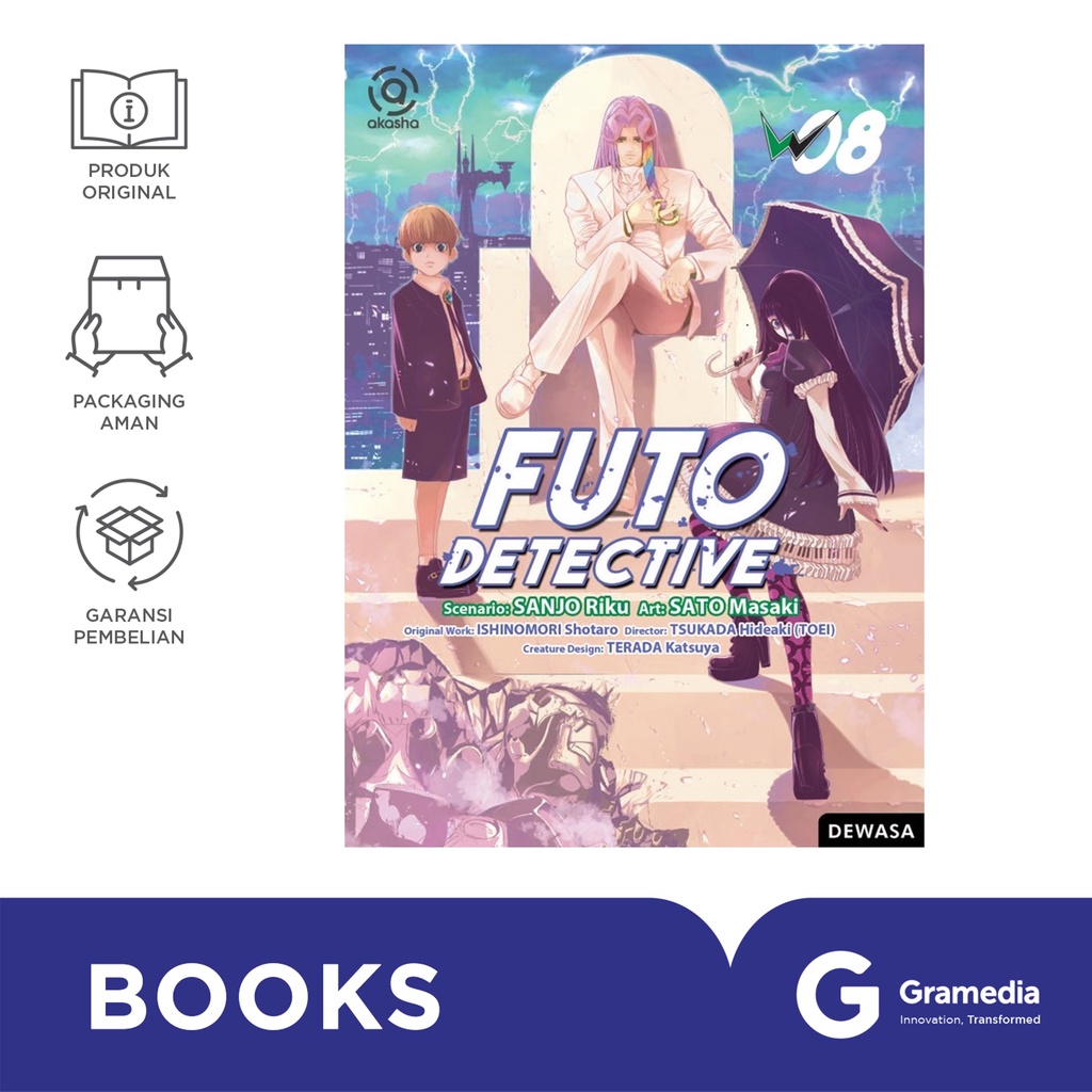 Jual Komik Akasha Futo Detective 08 (SANJO RIKU/MASAKI SATO) | Shopee ...