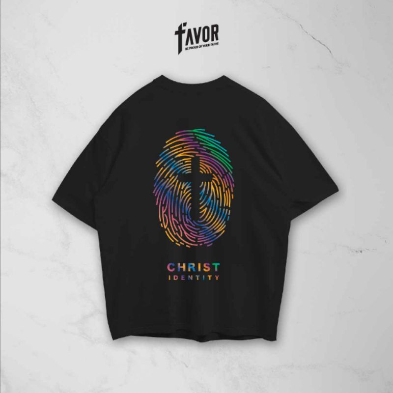 Jual CHRIST IDENTITY OVERSIZE TEES -FAVOR APPAREL- | Shopee Indonesia