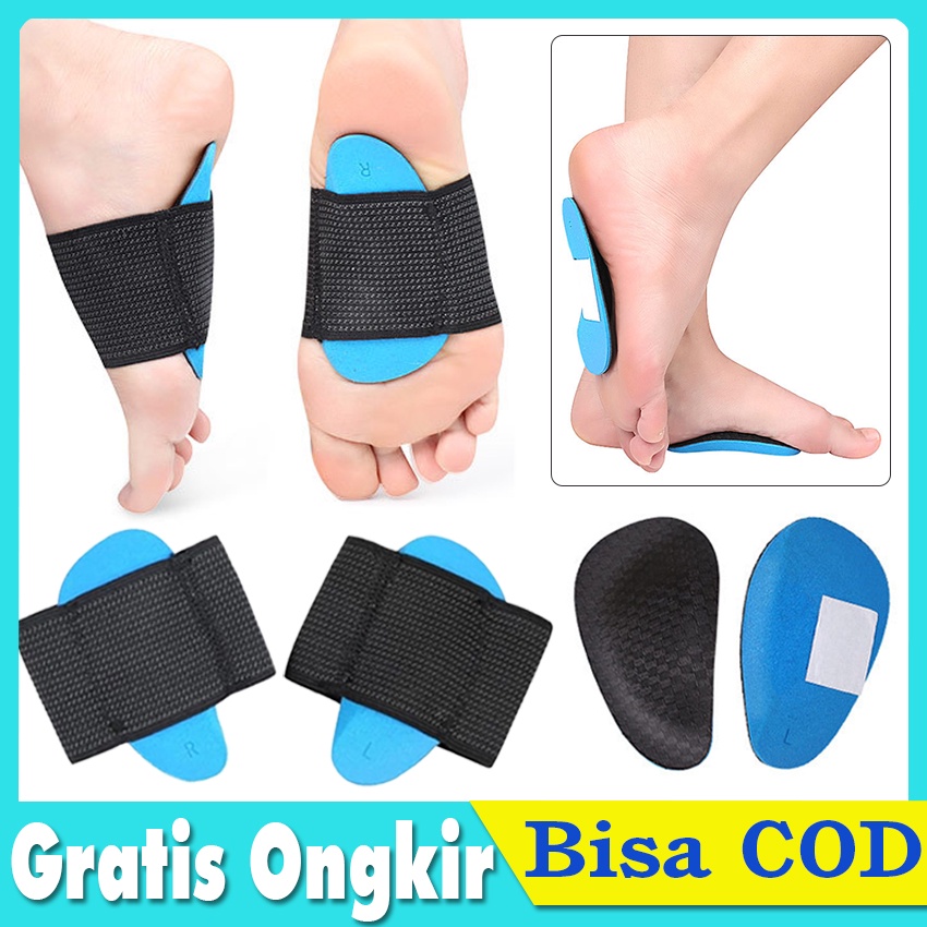 Jual Insole EVA Flat Foot Jantung Kaki/ Velcro Arch Corrector Support ...