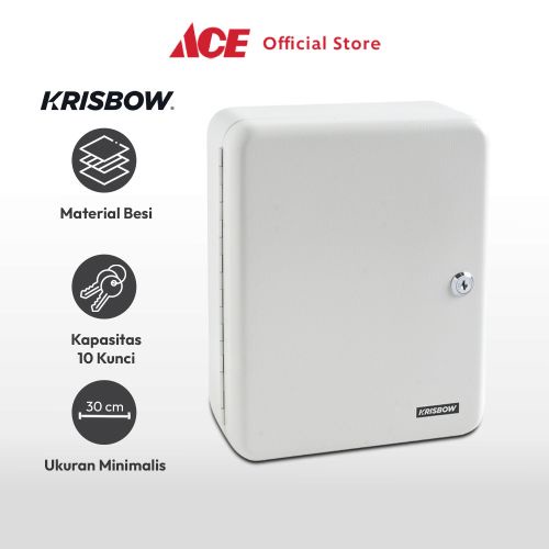 Jual Krisbow Brankas Kunci Key Box 150 Keys - Putih | Shopee Indonesia