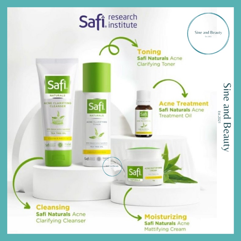 Jual SAFI Naturals Acne Series (Cream / Cleanser / Toner) | Shopee ...