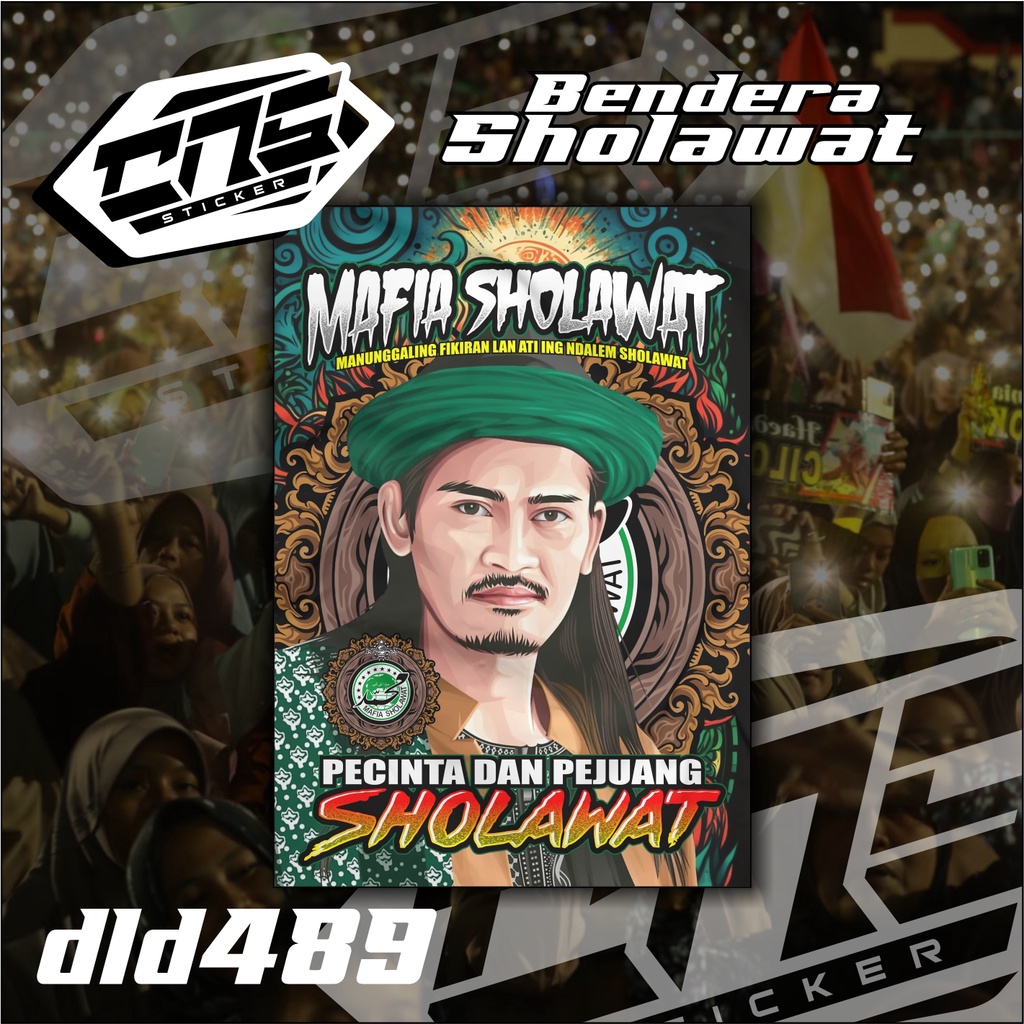 Jual Bendera Majelis Sholawat ABAH ALI GONDRONG MAFIA SHOLAWAT Printing ...