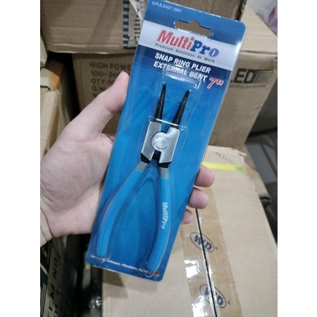 Jual Snap ring plier 7" external bent MULTIPRO Tang spi 7 inch bengkok ...