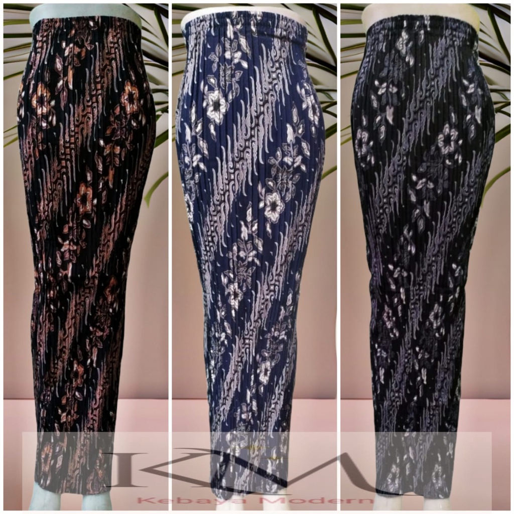 Jual Rok Plisket Batik Motif / Rok Batik / Rok PLisket / Rok Plisket ...