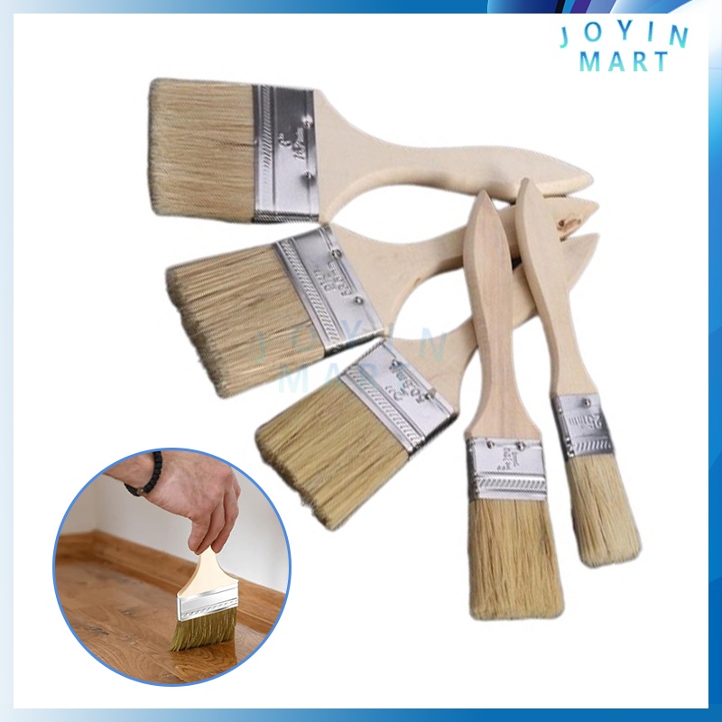 Jual Kuas Cat 2inch 3inch 4inch / Alat Kuas kayu Cat Tembok Paint Brush ...