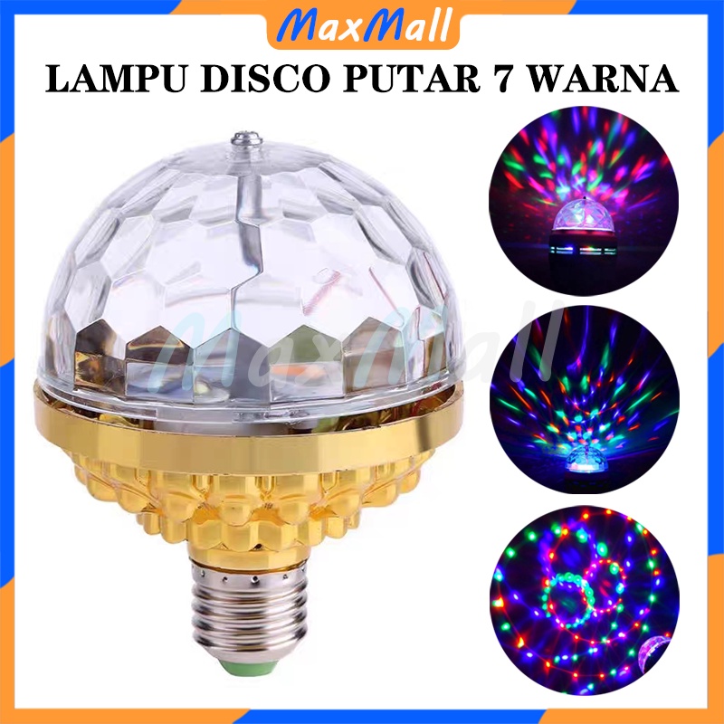 Jual Lampu Disco LED Putar Bohlam Lampu Disco Magic Ball RGB Lampu ...