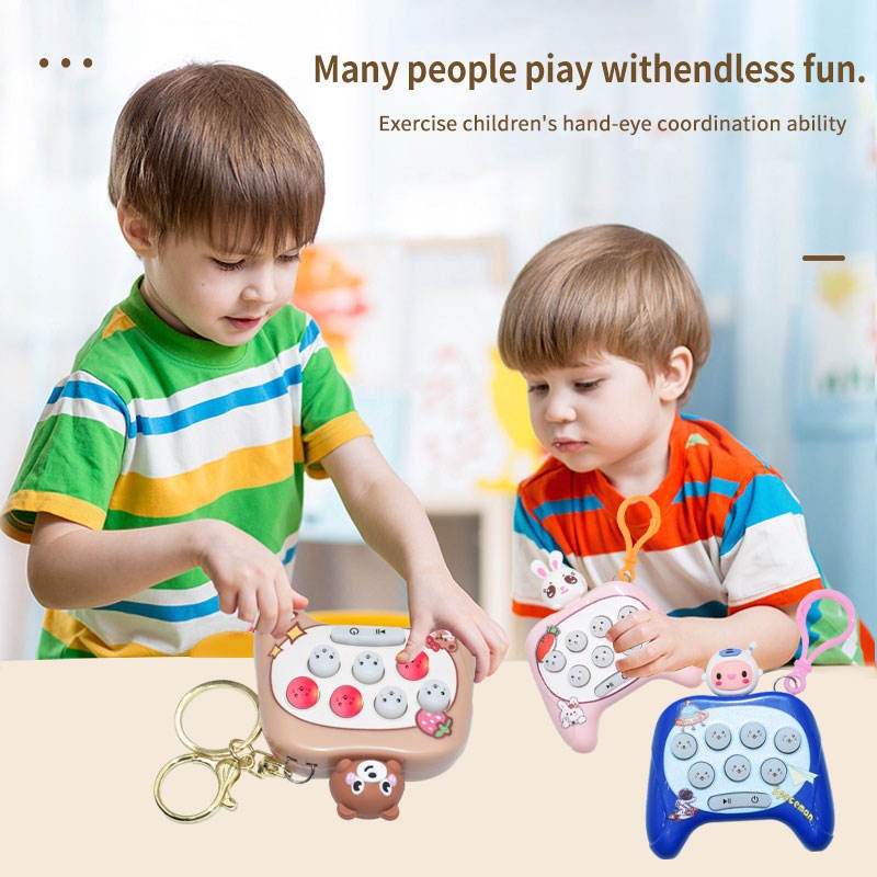 Jual Pop It Elektrik Mini Gantungan Game Fidget Bubble Karakter ...