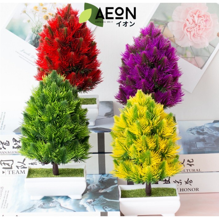 Jual AEON - PAJANGAN POHON NATAL MINI DEKORASI TANAMAN ARTIFICIAL ...