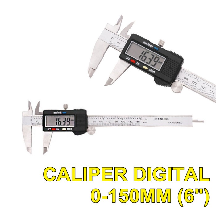 Jual Vernier Digital Caliper 150 mm Sigmat 6 Inch Jangka Sorong 0-150mm | Shopee Indonesia