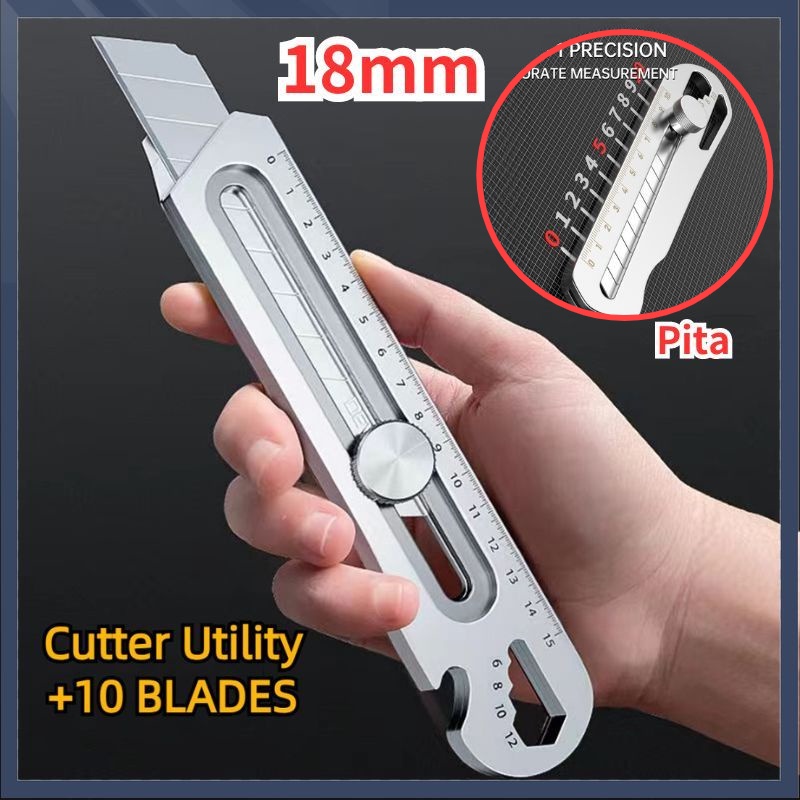 Jual 【COD】Cutter Pisau 18mm/Cutter Blade Blades/Cutter Utility/Cutter ... Jual 【COD】Cutter Pisau 18mm/Cutter Blade Blades/Cutter Utility/Cutter ...