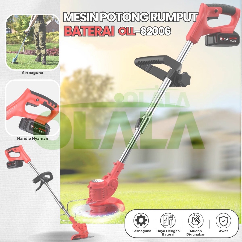 Jual 【COD】Mesin Potong Rumput Baterai / Mesin Pemotong Rumput Listrik ...