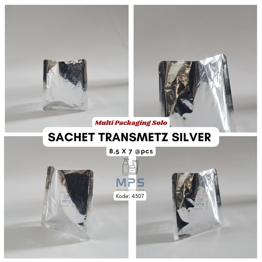 Jual Sachet Transmetz Silver 15 8,5 X 7 @ Pcs / Standing Pouch ...