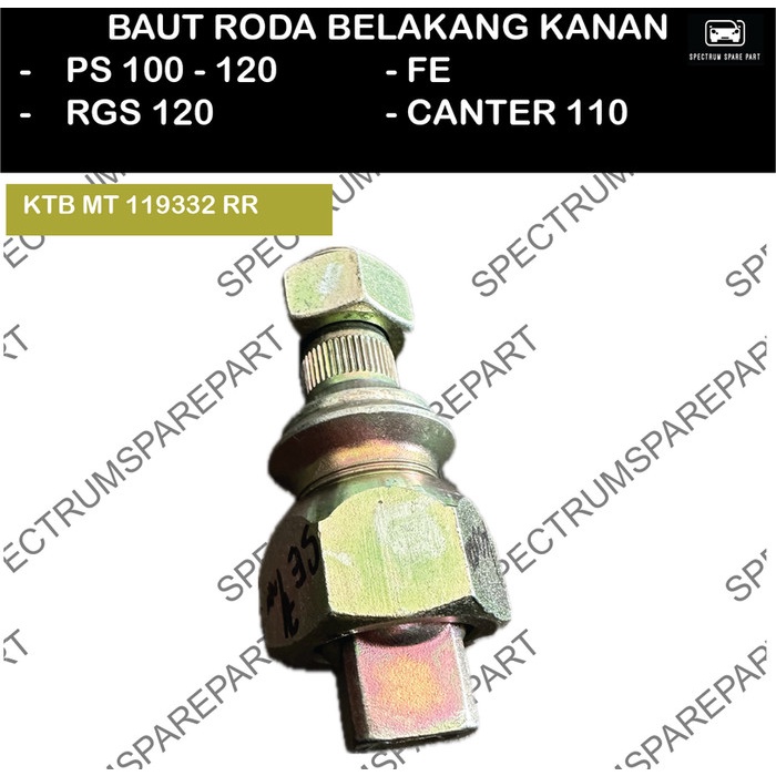 Jual BAUT RODA BELAKANG CANTER 110 - FE - PS 100 - PS 120 - RAGASA 120 ...