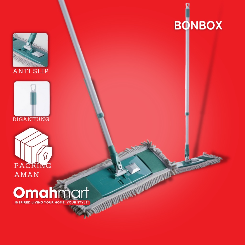 Jual BONBOX Alat Sapu Pel Dorong Cendol Microfiber Lobby Duster ...
