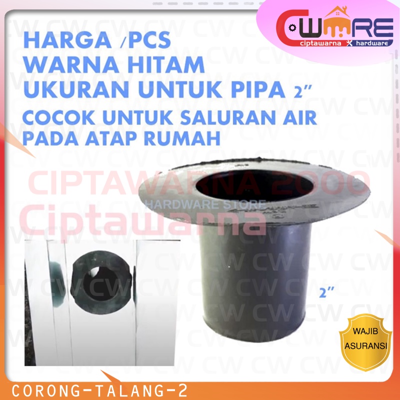 Jual Corong Saluran Talang Air Atap Karet Awet Kuat Anti bocor Ukuran 2 ...