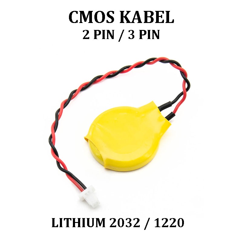 Jual Baterai CMOS Laptop CMOS Kabel Socket 3 pin / 2 pin Baterai ...